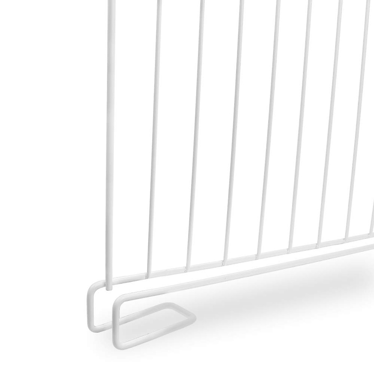 Shelf Dividers, 8 Pack Closet Shelf Organizer for Clothes, Metal Closet Shelf Dividers for Wood Shelves, Steel Closet Separator for Shelves Bedroom Wardrobe Kitchen Cabinet Storage Organization