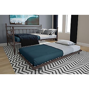 DHP Manila Metal Full Size Daybed and Twin Size Trundle (Bronze)