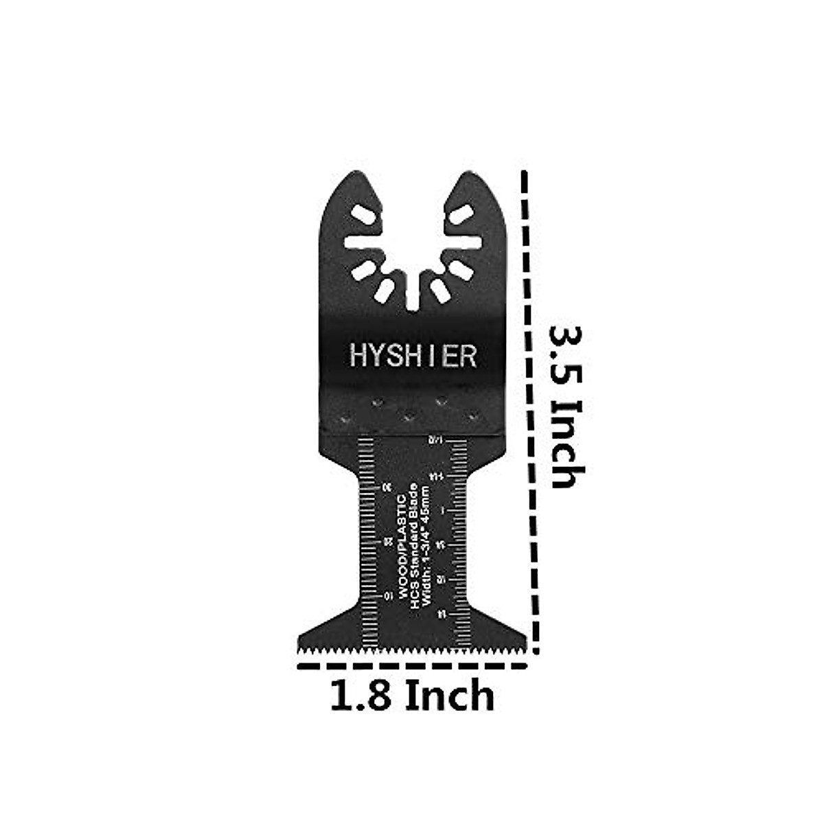 50 Pcs Oscillating Tool Blades, Professional Universal Oscillating Saw Blades, Wood Multitool Blades, Quick Release Durable Oscillating Tool, Multi Tool Blades Fit All Models (44mm)