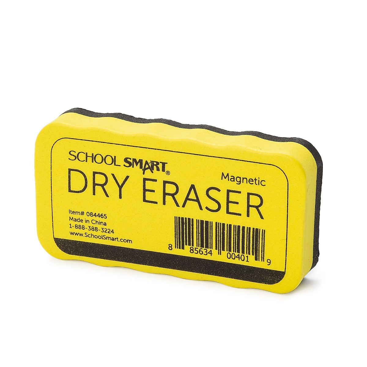 School Smart Magnetic Whiteboard Dry Eraser, 2 x 4 Inches - 084465