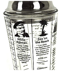 Kikkerland Mix Master Cocktail Shaker