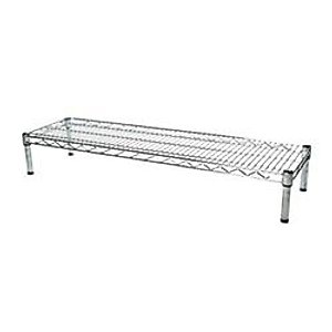 Shelving Inc. 24" d x 72" w Chrome Wire Shelving with 1 Shelf