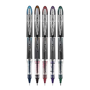 uni-ball 1832410 Vision Elite Blx Series Rollerball Pen .5 Mm Assorted 5/St