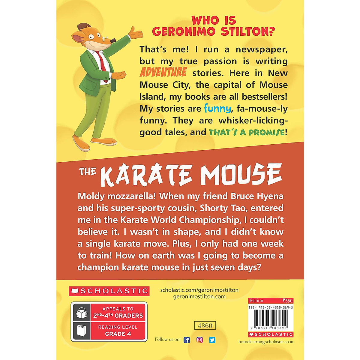 The Karate Mouse (Geronimo Stilton, No. 40)
