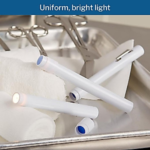 McKesson Medical Penlights for Nurses and Medical Professionals, Disposable Diagnostic Penlight, Cobalt Blue - Disposable 4.5 inch, 1 Count, 1 Pack