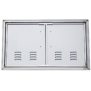 Sunstone BA-VDD30 Beveled Frame Vented Double Access Door, 30"