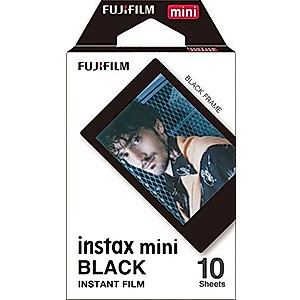 Fujifilm Instax Mini Instant Film 4-PACK BUNDLE SET , Monochrome ( 10 x 2 ) + Black Frame ( 10 x 2 ) 90 8 70 7s 50s 25 300 Camera SP-1 Printer