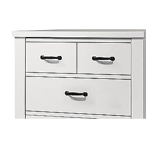 LILOLA LIVING Cassini White 5-Drawer Chest
