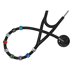 UltraScope Crystal Stethoscope Charm - Lucky Clover