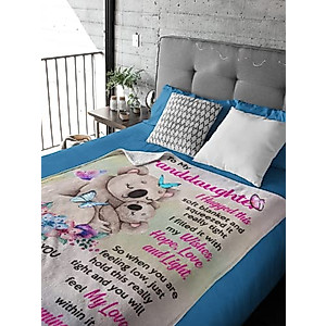 Personalized To My Daughter Blanket From Dad Mom Gifts For Daughter Blanket From Father Mother, To My Daughter Blanket From Mom Birthday Gift Throw Blanket, Christmas Daughter Gifts Blanket Koala