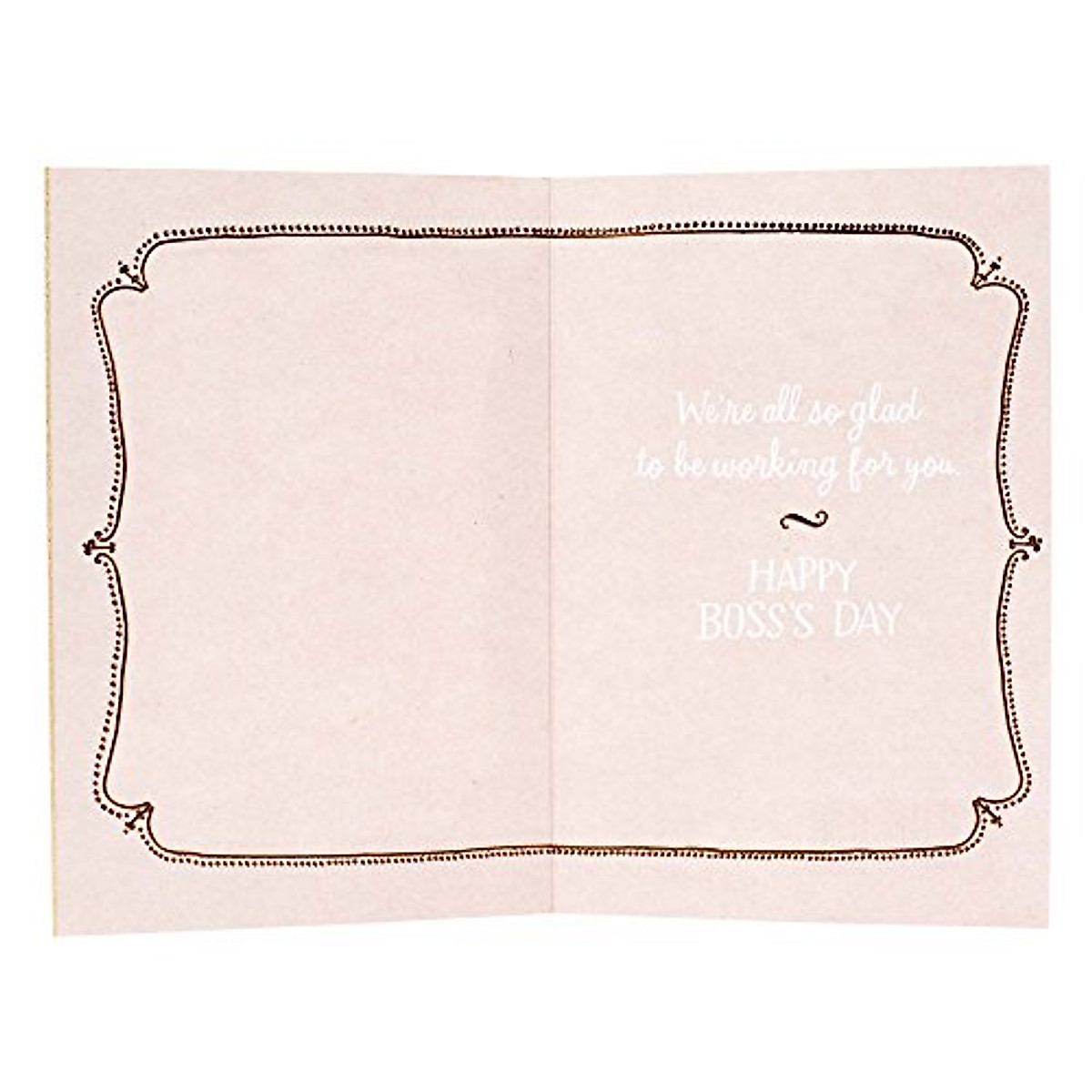 Hallmark Boss's Day Card from All (So Glad to Work for You) (499BBN1002)