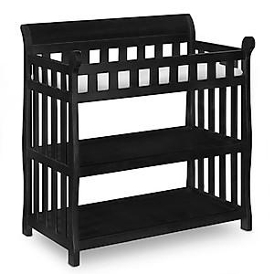 Delta Children Eclipse Changing Table, Ebony Black