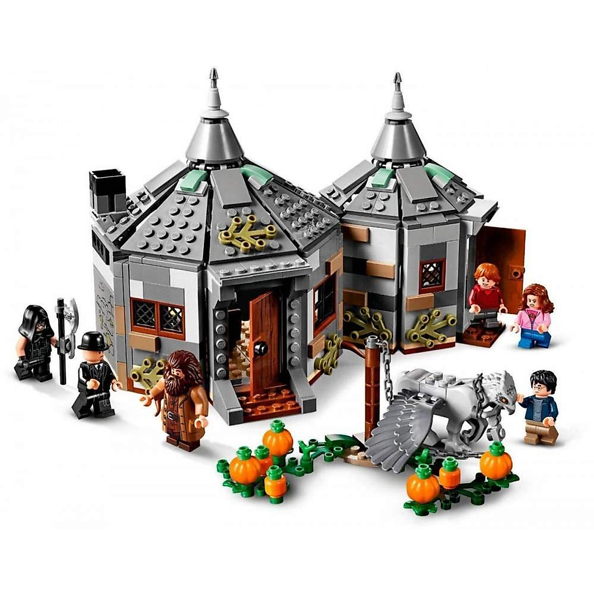LEGO Harry Potter Hagrid's Hut: Buckbeak's Rescue 75947 Toy Hut Building Set from The Prisoner of Azkaban Features Buckbeak The Hippogriff Figure (496 Pieces)