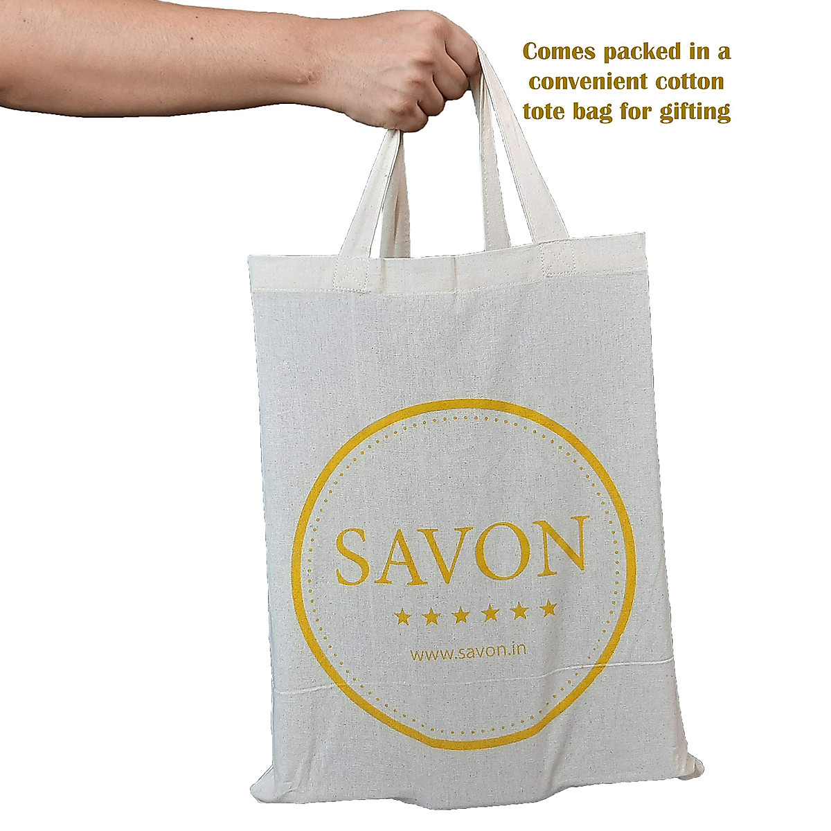 SAVON White Silverware Holder Caddy Wood (3 compartments)