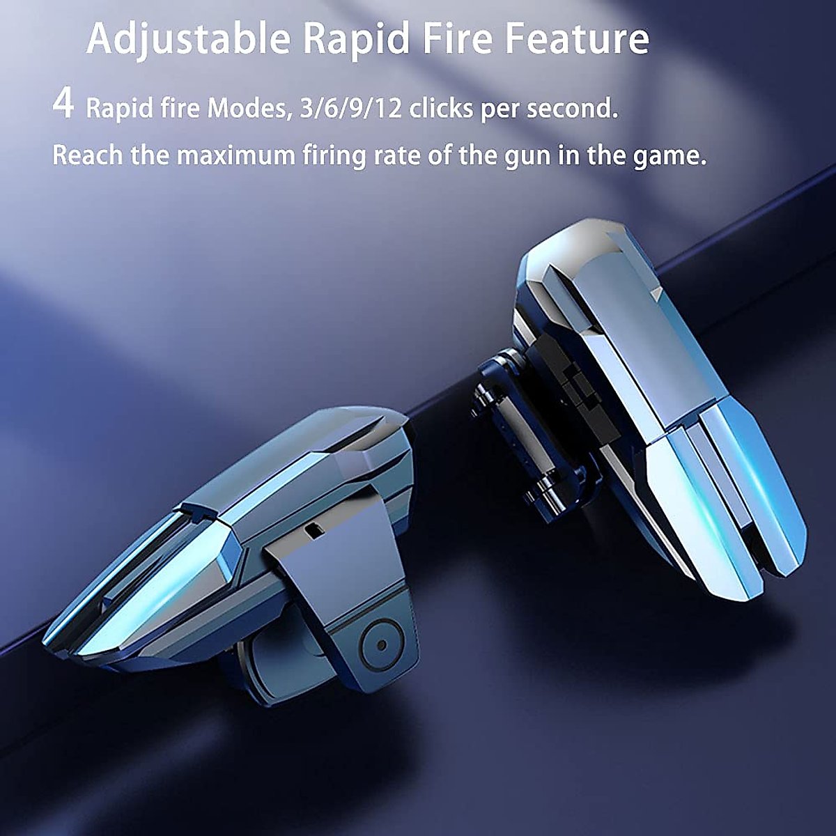 PUBG Mobile Controller, GOFOYO Auto High Frequency Click Mobile Gaming Controllers for PUBG/Fortnite/Rules of Survival Gaming Grip and Gaming Joysticks for Android iOS Phone