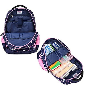 Meisohua Kids Backpacks for Girls Unicorn School Backpack Girls School Bag Teen Water Resistan Backpack for Elementary