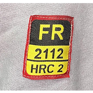 Flame Resistant FR Shirt - 88/12 - Western Style - Two Tone (Large, Light Grey/Dark Grey)