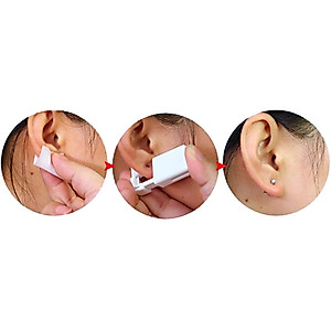 ANTCRZ Earrings Disposable sterile Ear Piercing Device Cartilage cochlear Spiral Piercing Gun Painless Piercing Tool Machine kit Stud Jewelry