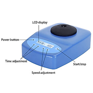 YUEWO 100-240V Multifunctional Mixer Oscillator Experiment Biological Inching Timing Mixing Vortex Mixing LCD Digital Display