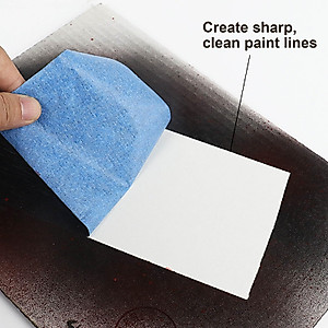 BOMEI PACK Wide Blue Painters Tape 12 Inches x 60 Yards, 3D Tape, 3D Printing Tape for Laser Cutting, 21-Day Clean Removal Wide Masking Tape