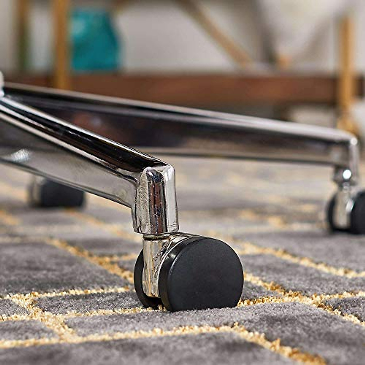 Unique Loom Marilyn Monroe Glam Collection Area Rug - Deco (6' 1' x 9' Rectangle, Gray Gold/ Gold)