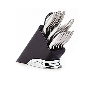 Savora 14-Piece Dune Forged Japanese Stainless Steel Knife Block Set
