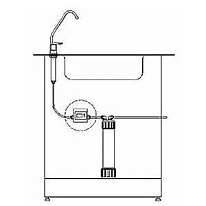 Savant Digital Flow Meter 3/8" NPT for Water Filter