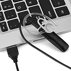 Yoidesu TWS Wireless Bluetooth Ear-Hook Earbuds Portable True Wireless Earbuds Noise-Canceling Hands-Free Sports & Exercise in Ear Business Headphones (Black)