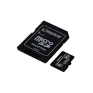 Kingston 32GB microSDHC Canvas Select Plus 100MB/s Read A1 Class10 UHS-I Memory Card + Adapter (SDCS2/32GB)