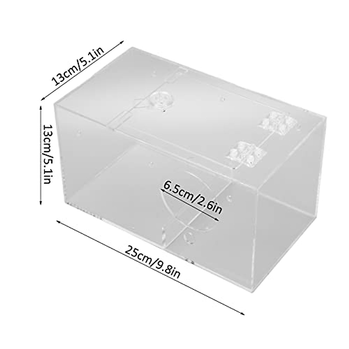 Parakeet House Box Acrylic Bird Breeding Box Transparent Parrot Mating Box Cage for Lovebirds Cockatiel Budgie