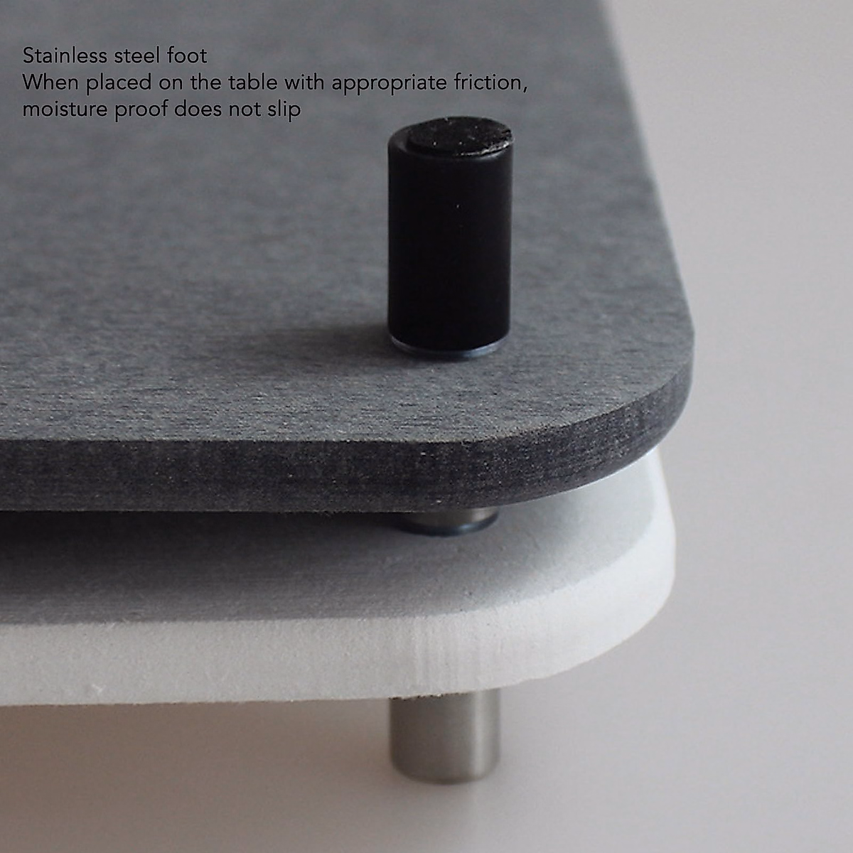 Jeanoko Drying Mat, Fast Drying Sink Tray Anti Slip Water Absorption Diatomaceous Earth Sink Caddy Organizer Sponge Holder Stand for Bathroom Kitchen (White) Tableware