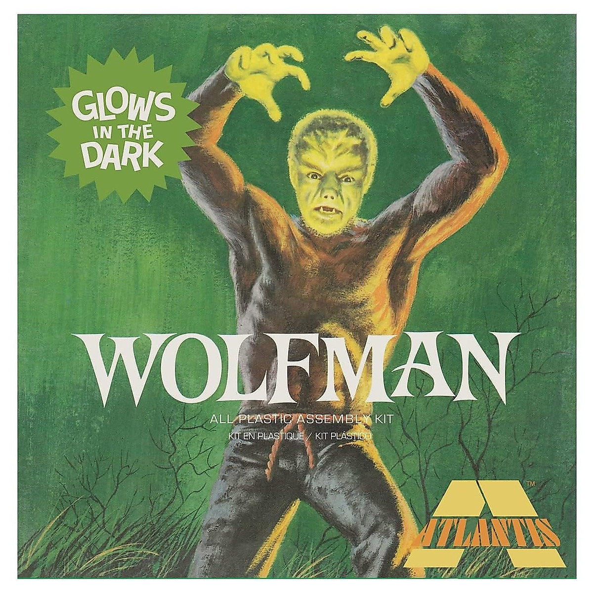 ATLANTIS TOY & HOBBY INC. Lon Chaney Jr. The Wolfman Glow Limited Edition AANA450 Plastic Models Other Misc