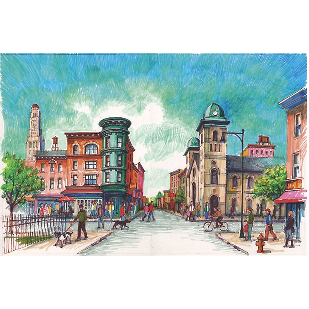 STAEDTLER double ended fiber-tip markers, for sketching, drawing, illustrations, and coloring, 72 vibrant colors, washable, 320TB72 LU