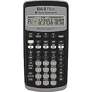 Texas Instruments BA II Plus Professional Financial Calculator IIBAPRO/CLM/1L1/D