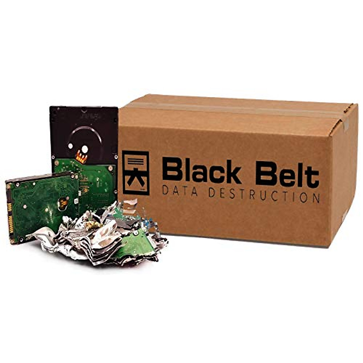 Gold Series Data Destruction Kit, Guaranteed and Certified Hard Drive Shredding with Video Playback