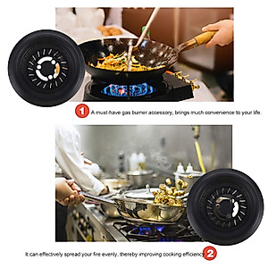 Hemoton 1Pc Gas Stove Cover Stove grates Coffee Kettle stovetop Gas Range Cover Gas Burner Ring cast Iron Stove Grate Stove Plate Covers Range grates Steel Cover Metal Stainless Steel