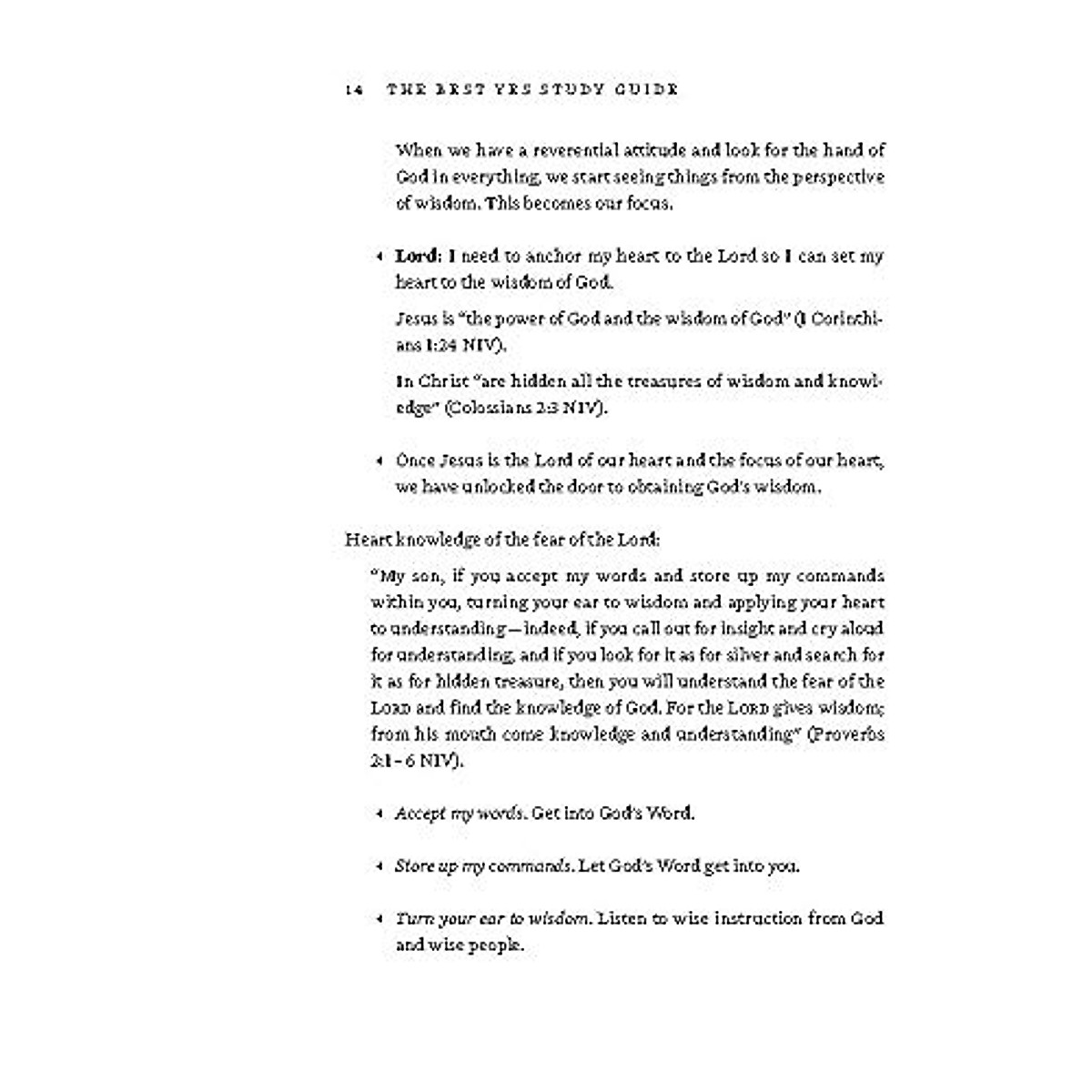 The Best Yes Bible Study Guide: Making Wise Decisions in the Midst of Endless Demands