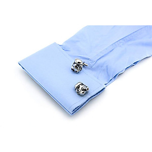 iGame Movie Star Cuff Links 3D Film Warrior Design Vintage Cufflinks with Gift Box