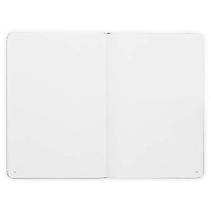 Minimalism Art, Premium Hard Cover Notebook Journal, X-Large Size, Master A4 8.3" x 11.4", 186 Numbered Pages, Gusseted Pocket, Ribbon Bookmark, Extra Thick Ink-Proof Paper 120gsm (Plain, Black)