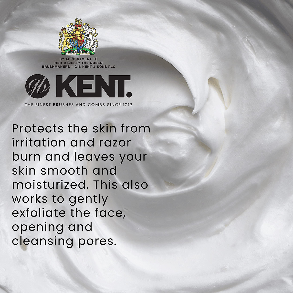 Kent SCT2 Shaving Cream Mens Cooling Menthol Shaving Cream Foam, Perfect Size for Travel or Home Lather Shaving Cream for Men Great for Sensitive Skin