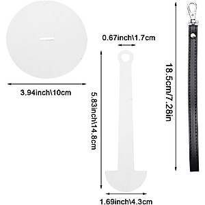 White Portable Wrist Yarn Holder for Knitting Crochet Frame Prevent Yarn Tangling Presents for Craft Lovers Easy to Use Yarn Storage Craft and Sewing Supplies Storage