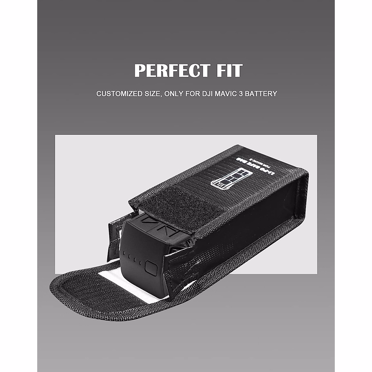 Arzroic Battery Safe Bag Fireproof Battery Protector/Case Accessories for DJI Mavic 3