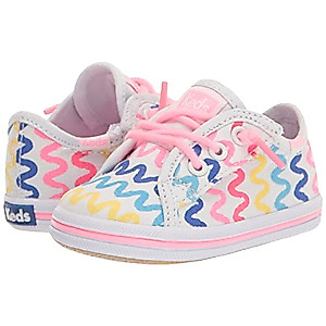 Keds Baby Kickstart Crib Sneaker, White, 4 US Unisex Infant