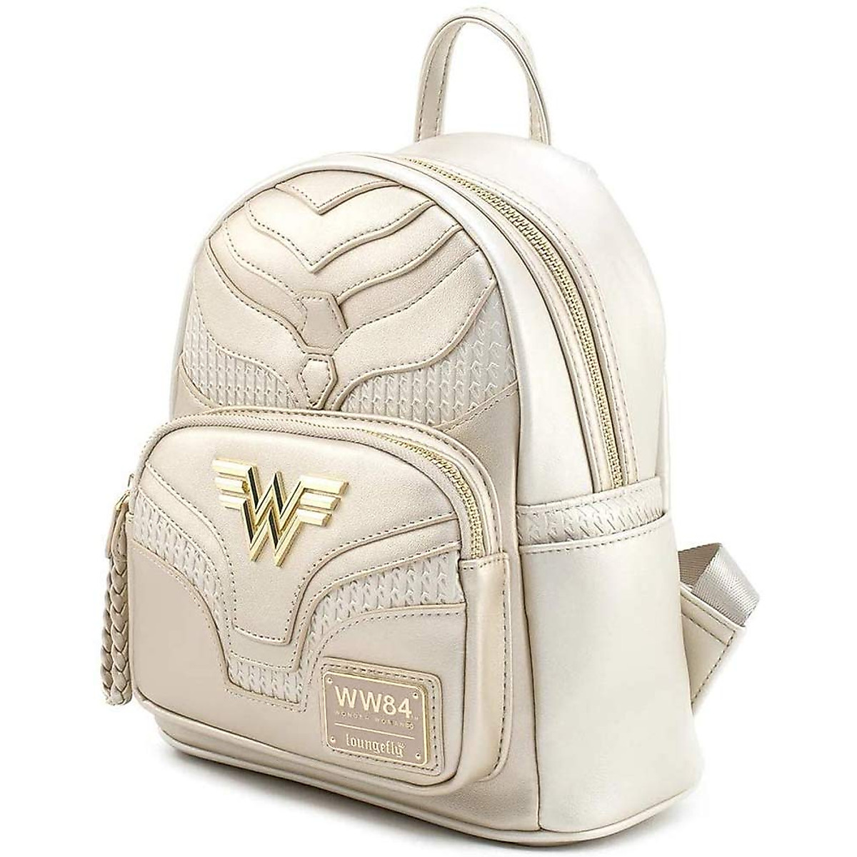 Loungefly x DC Comics Wonder Woman Metallic Cosplay Mini Backpack