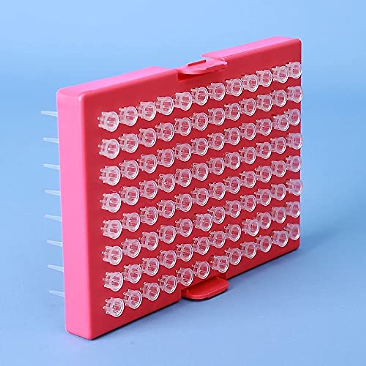 10ul Pipette Tips - Universal Pipette Tips - Racked,RNase/DNase Free & Pyrogen Safe, Clear, 96 Tips/Rack Pk x 10 Racks（960 Tips）