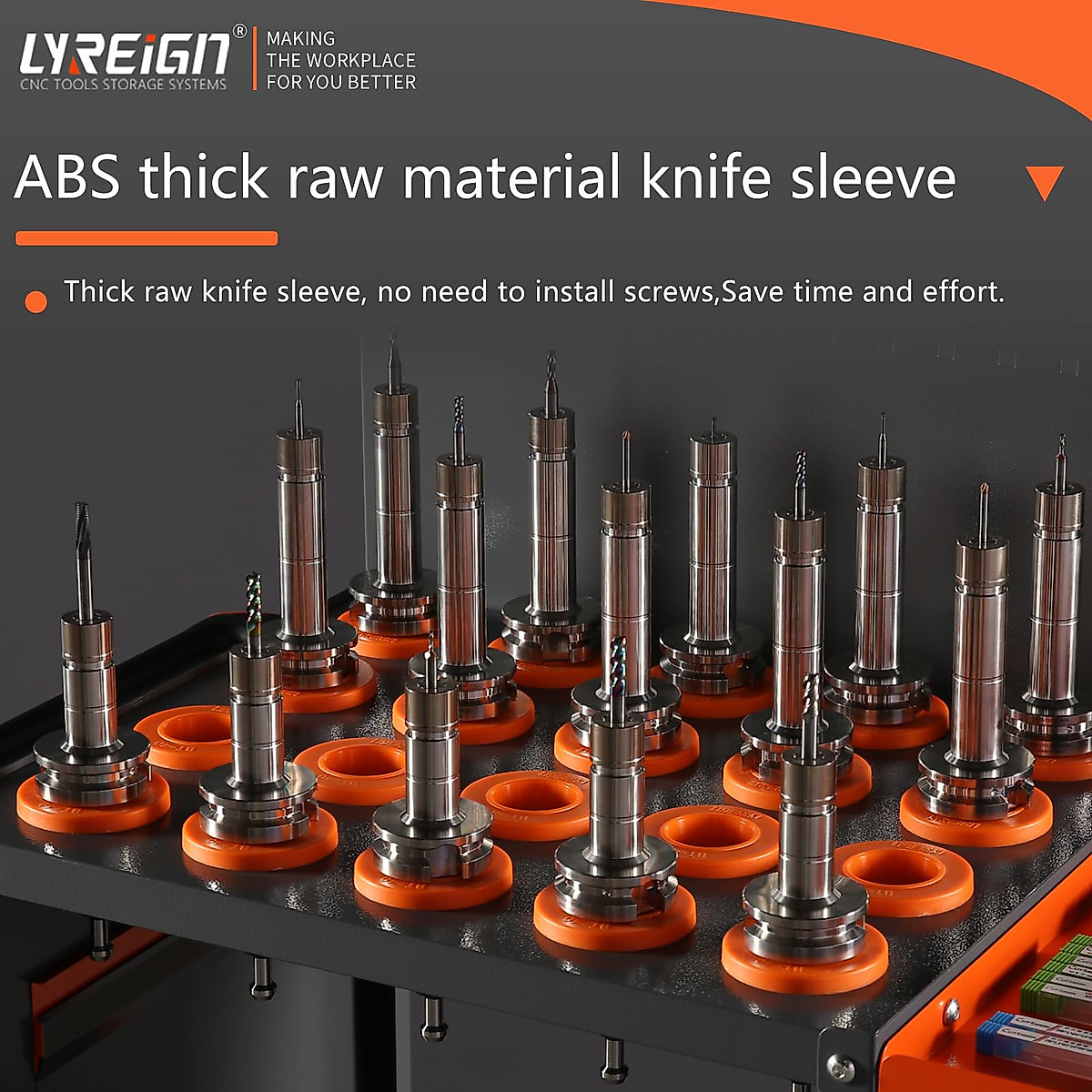 LYREIGN CNC Machine Tools Trolley for Storehouse Factory Garage, CNC Tool Milling Cutter Transfer Cart, Utility Carts Tool Organizers Storage Rack