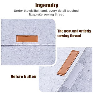 Tablet PC Case Laptop Sleeve Bag Compatible with MacBook Air/Pro, 13-13.3 inch Notebook,Slim Laptop Cover Computer Carrying Bag Compatible with Men Women with Pocket Protective Cover (Color : Gray)