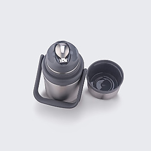 34 oz 18/10 Stainless Steel Vacuum Soup Jar, Full Size Stainless Steel Spoon, 34 Ounce Capacity, Vacuum Insulated