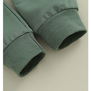 TheFound Baby Boy Christmas Outfit Christmas Vibes Print Sweatshirt Top Warm Pant Newborn Toddler Baby Christmas Outfit 0-3T (Apricot, 6-12 Months)