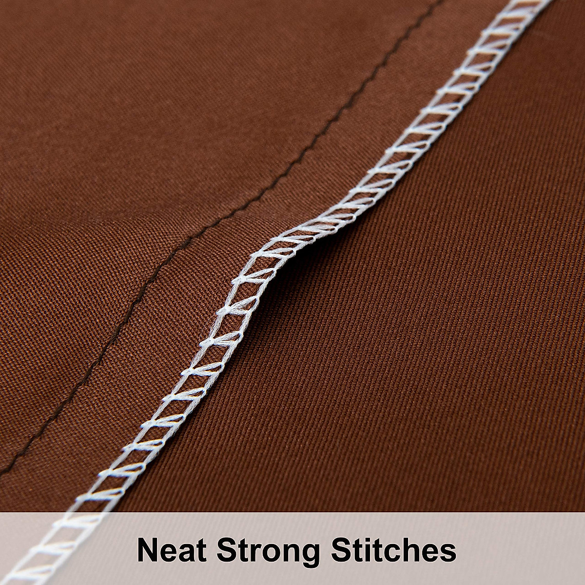 NTBAY 2 Pack Satin Standard Pillowcases for Hair and Skin, Luxurious and Silky Pillow Cases with Envelope Closure, 20x26 Inches, Brown